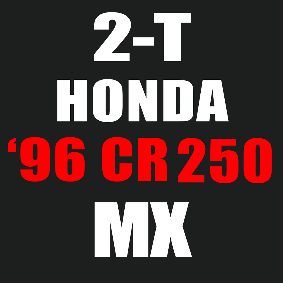 '96 Honda CR 250 2-T MX Setup – SPX Performance